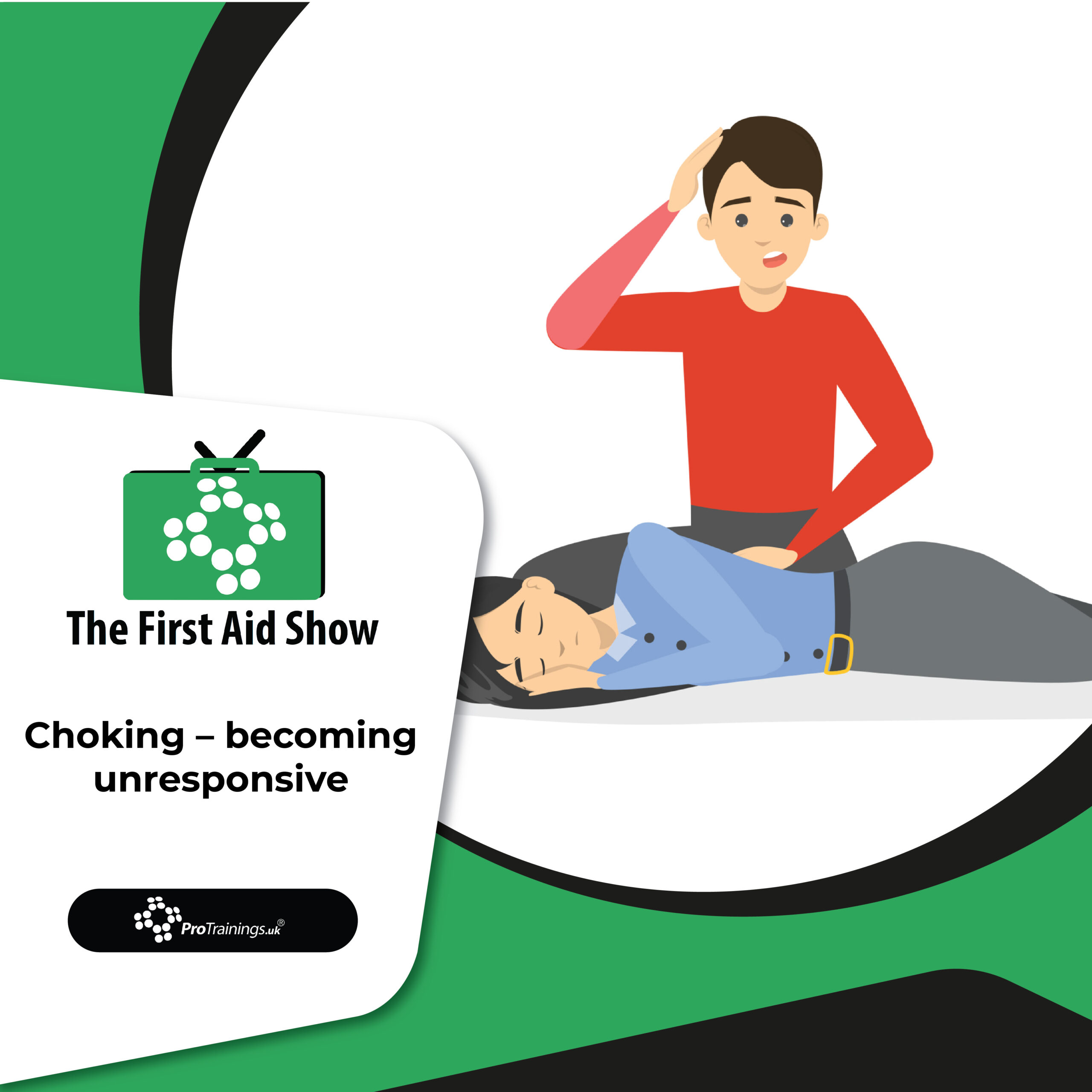 Choking - becoming unresponsive on the First Aid Show