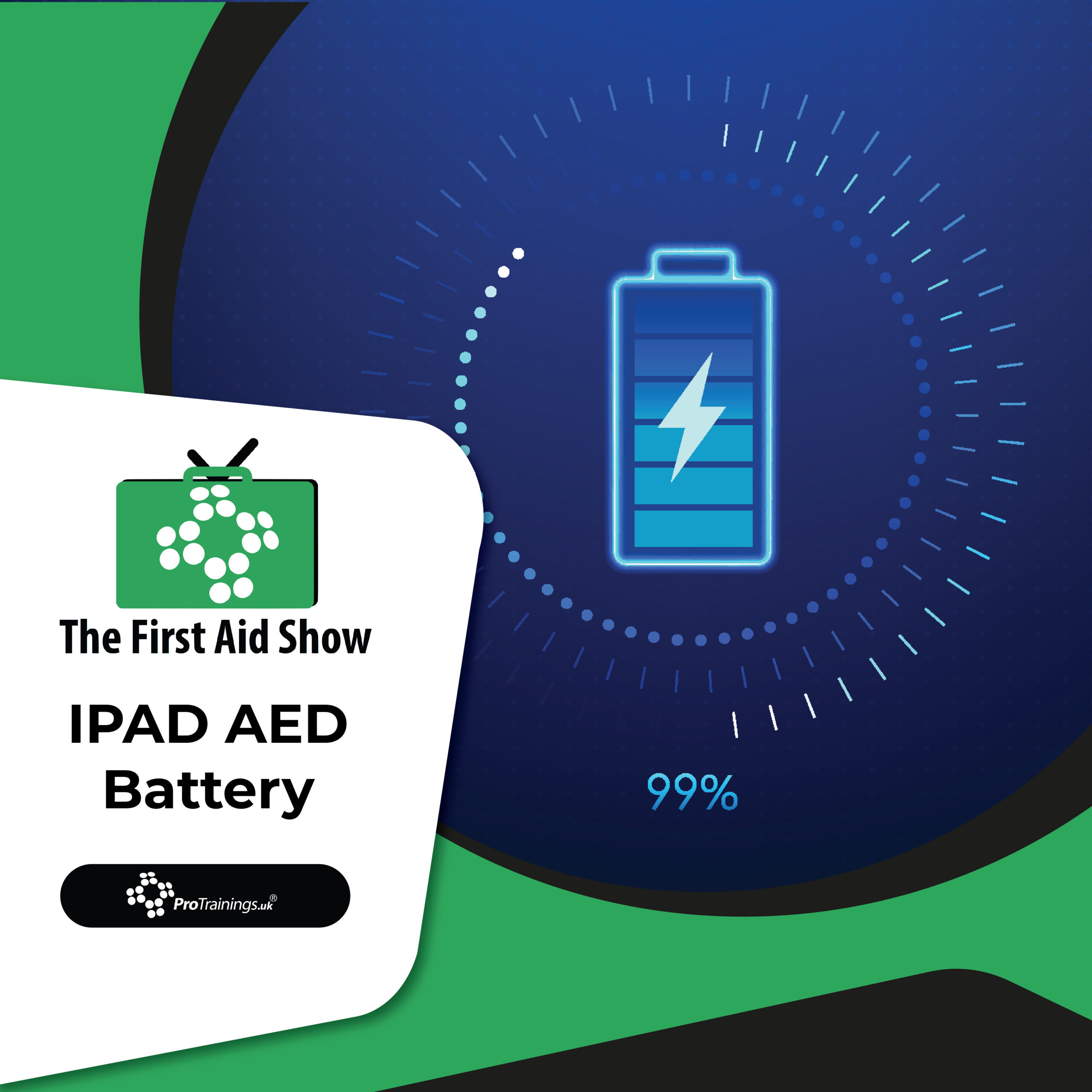 IPAD AED Battery - The First Aid Show