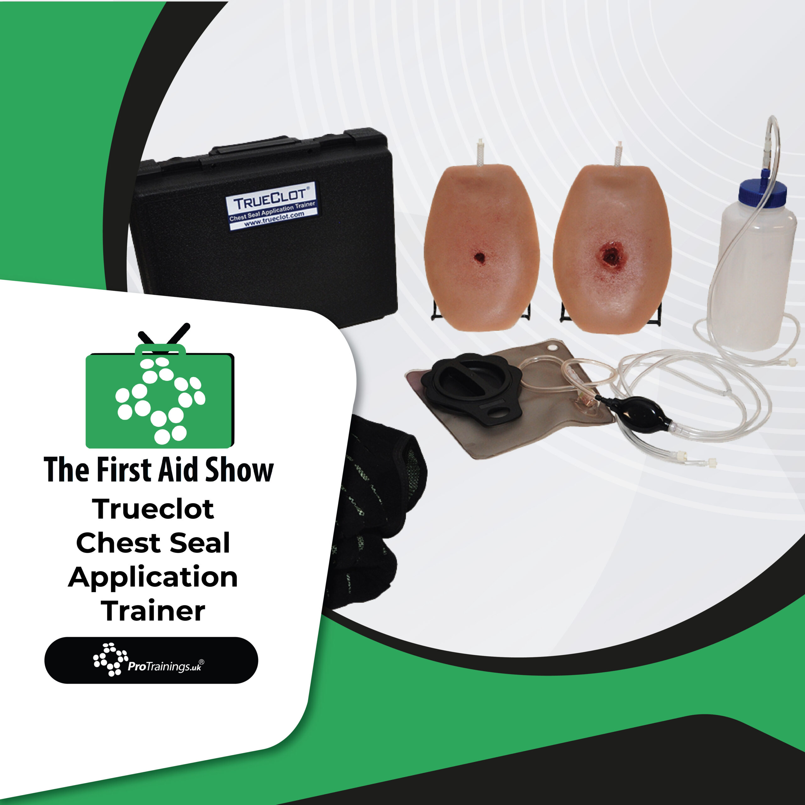 Trueclot Chest Seal Application Trainer - The First Aid Show